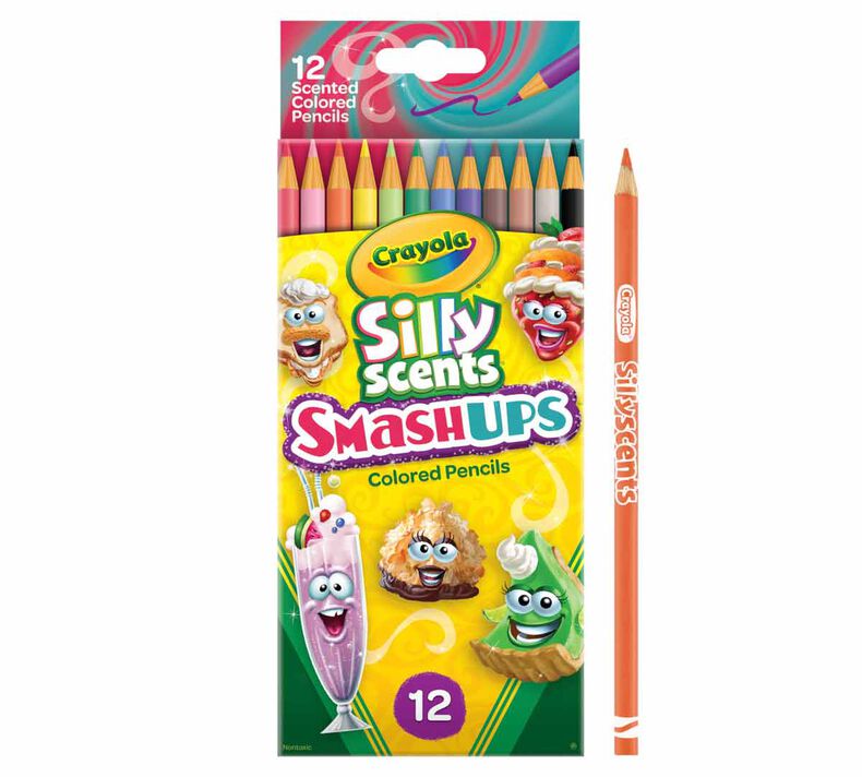 Conjunto Crayola Smash Ups com 12 Lápis Coloridos Perfumados - Tribeca10